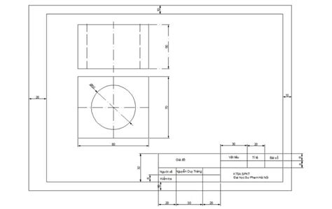 Bản Vẽ Kỹ Thuật A4 Hướng Dẫn Thiết Kế Chi Tiết đầy đủ Click để Xem
