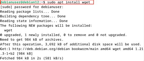 How To Install Wget On Debian 12 Linuxways
