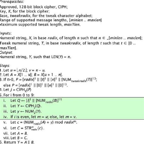 Feistel Structure For Fpe Download Scientific Diagram