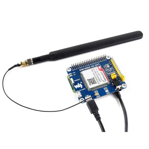 2g3g4g Gsmgprsgnss Gps Module Hat Lte Antenna Kit For Raspberry Pi