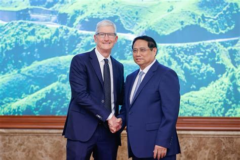 Tim Cook Gặp Thủ Tướng Thăm Trường Học Tại Việt Nam Vietnam Vn