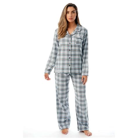 Just Love Long Sleeve Flannel Pajama Sets For Women 6760 10359 Pnk Xl
