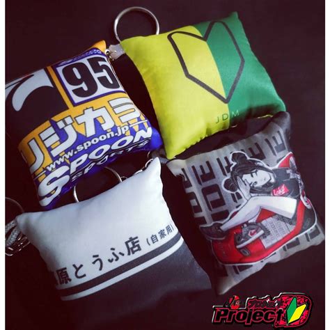 พวงกุญแจ จี้โลโก้ Jdm Bride รูปตัว D แบบสองด้าน สําหรับห้อยตกแต่งรถยนต์ รถจักรยานยนต์ Shopee