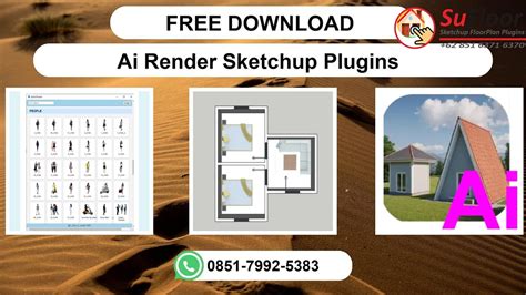 Free Download Wa 085179925383 Ai Render Sketchup Plugins Atlanta