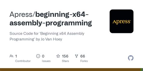 Github Apressbeginning X64 Assembly Programming Source Code For