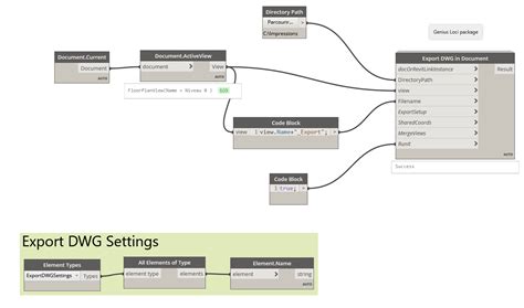 Batch Export DWG From Revit Using Dynamo Packages Dynamo