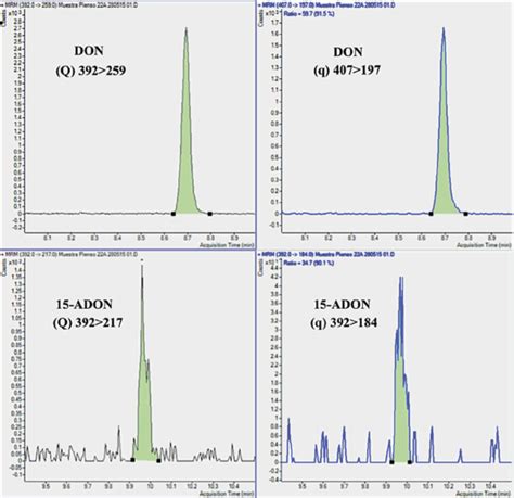 Colour Online Srm Chromatograms Obtained From A Feed Sample No 22 Download Scientific