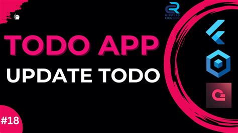 18 Update Todo Flutter Appwrite Todo App With Bloc Youtube