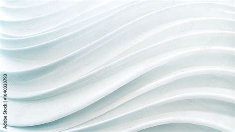 Stylish And Modern Minimalist Seamless White Wave Texture Pattern Background With Monochromatic