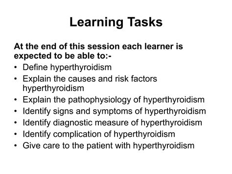 Session 30 Nursing Care Of A Patient With Hyperthyroidism Ppt