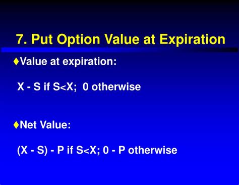 PPT Option Theory PowerPoint Presentation Free Download ID