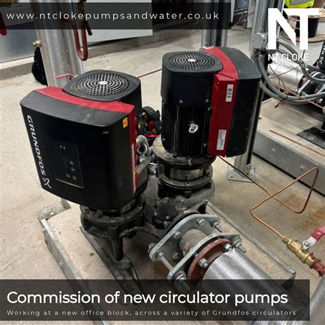Commission Of Grundfos Circulators At A New Office Block Nt Cloke