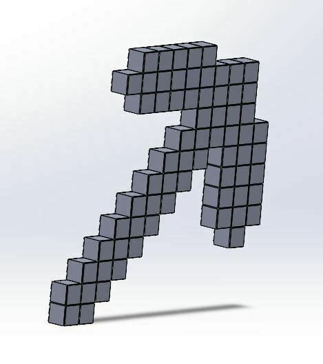 🗡️ Minecraft Pickaxe Pico De Minecraft・archivo Stl Gratis Para ・cults 🗡️ Minecraft Pickaxe Pico De Minecraft・archivo Stl Gratis Para ・cults