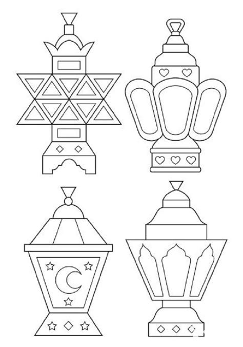 تحميل اجمل 10 رسومات عن شهر رمضان للأطفال جاهزة للتلوين موقع رؤية