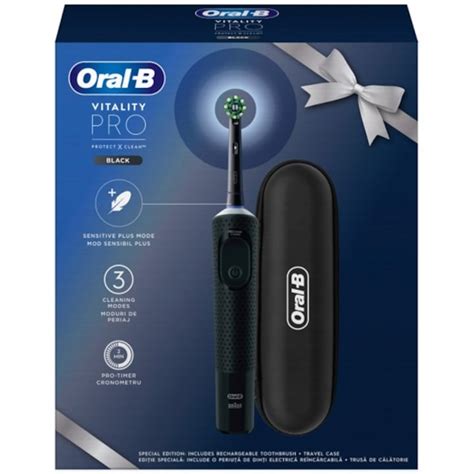 Електрическа четка за зъби Oral-B Vitality Pro, 2D почистване, 3 ...