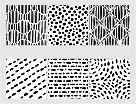 Premium Vector Small Dash Patterns Set Seamless Minimal Dash Pattern