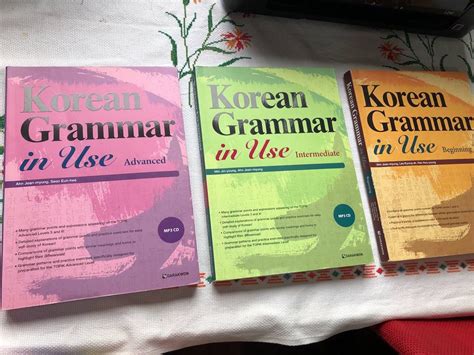 Korean Grammar in Use (All 3 Volumes - Beginner, Intermediate, Advanced ...