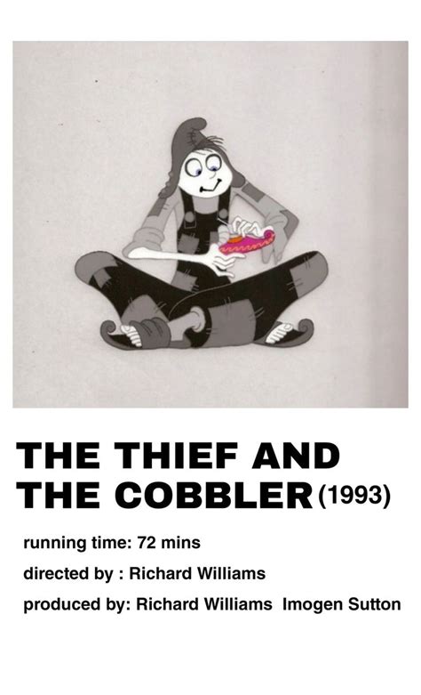 The Thief And The Cobbler Minimalist Poster The Thief And The Cobbler