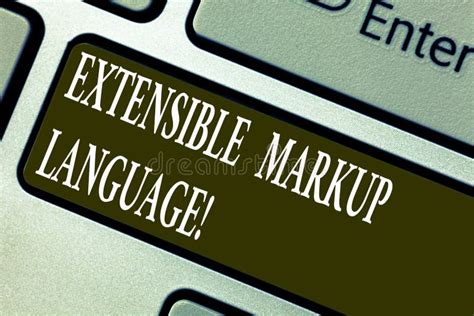 Handwriting Text Writing Extensible Markup Language Concept Meaning