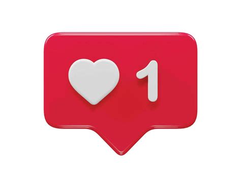 Love React Icon 3d Render 12688950 Vector Art At Vecteezy