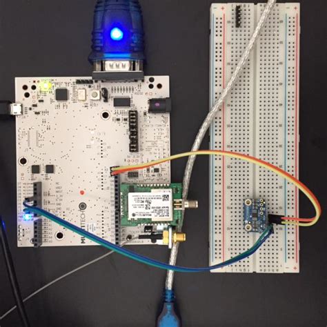 connect i2c sensor to mdot mbed stories labs