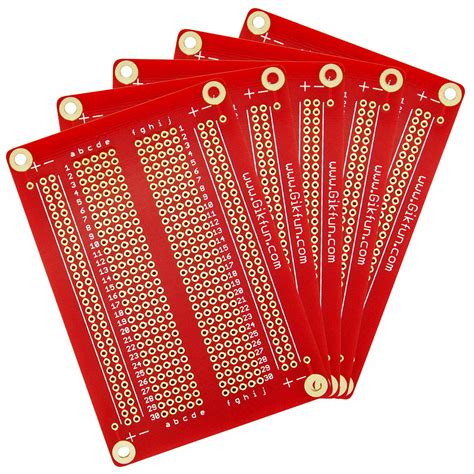 Getuscart Gikfun Solder Able Breadboard Gold Plated Finish Proto Board Pcb Diy Kit For Arduino