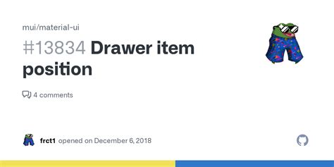 Drawer Item Position · Issue 13834 · Muimaterial Ui · Github