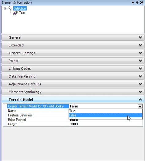 Openroads Opensite Disable Create Terrain Model For All Field Books Communities