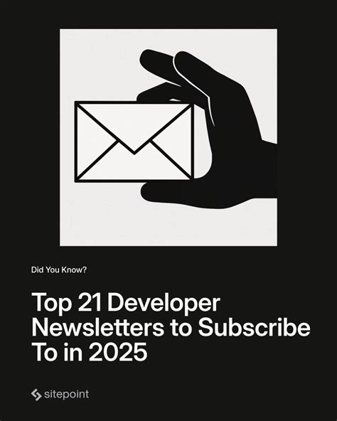 Sitepoint Webdev Devnewsletter Developerlife Techupdates