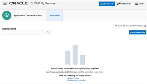 deploying an application to oracle application container cloud service