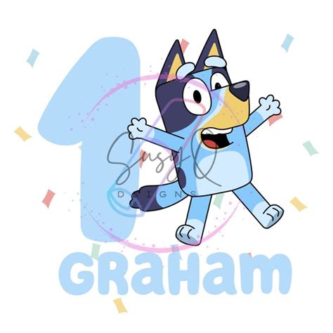 Bluey Birthday Htv Etsy