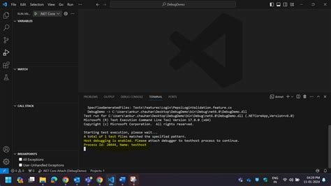 How To Debug Net C Specflow Project In Vs Code Ds