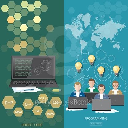 Education programming concept developer training process coding 이미지