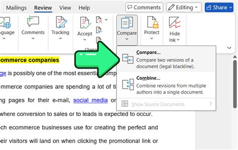 How To Compare Two Microsoft Word Documents Seekfast Blog