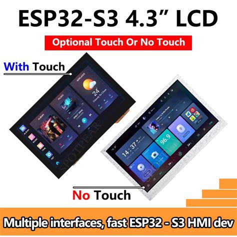 ESP S Inch LCD X Captive TouchScreen Display Board LVGL With Sensor CAN I C RS