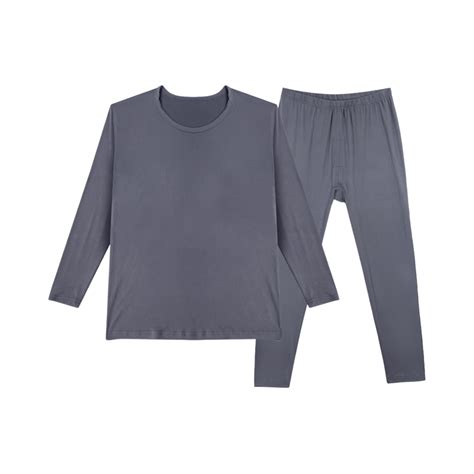 에이원 히트 올 초극세사 기모 발열 내의 세트 그레이 Aone Kream