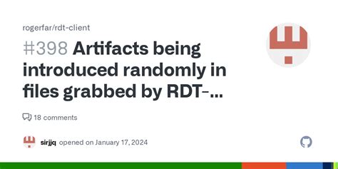 Artifacts Being Introduced Randomly In Files Grabbed By Rdt Client