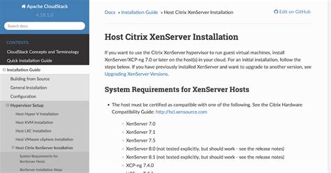 Host Citrix Xenserver Installation Shapeblue