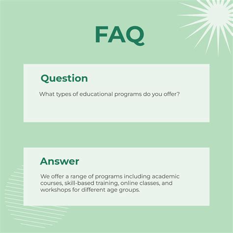 Free Faq Templates To Edit Online
