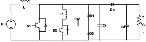 Schematic Diagram Of The Soft Switching Boost Converter Download
