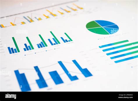 Charts Graphs Paper Financial Development Banking Account Statistics Investment Analytic