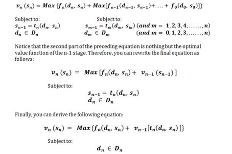 Dynamic Programming Method Of Project Selection TestingBrain
