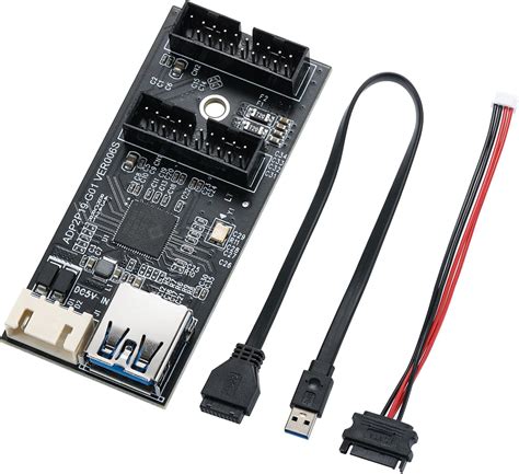 Beyimei Usb3 2 19pin To Internal Dual Usb 3 2 Gen1 19pin Adapter Card Extend 4 Front Panel Usb