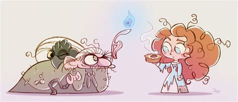 Merida And The Witch And A Wisp By David Gilson Disney