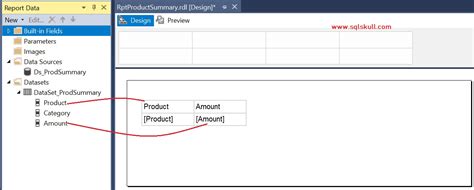 Create A Drillthrough Report In Ssrs Sql Bi Tutorials