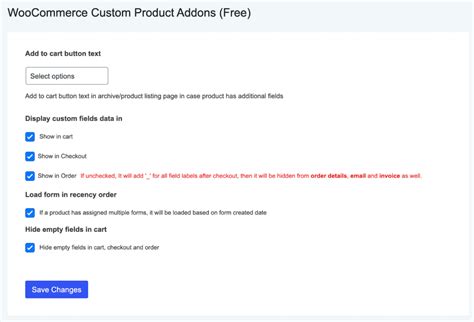 Product Addons For Woocommerce Commercegurus