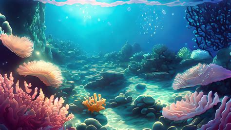 【フリー素材】浅めの海中を探索する（3枚）