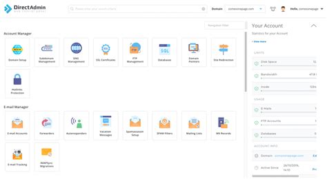 Premium Web Hosting By Zomex Our Directadmin Hosting Comes With