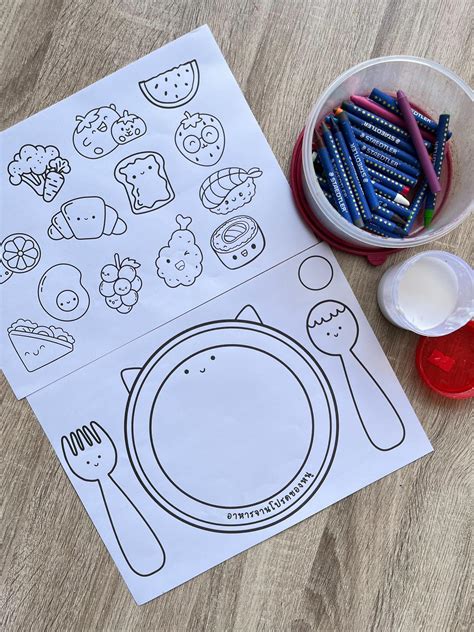 🍓🍊🍇🍉🍞มาทำอาหารจานโปรดของหนู ๆ ใบงานอนุบาล บ้านมิฟฟี่ Facebook