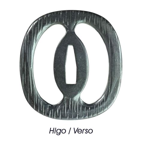 Tsuba Higo Célèbre Design De La Province De Higo Kumamoto